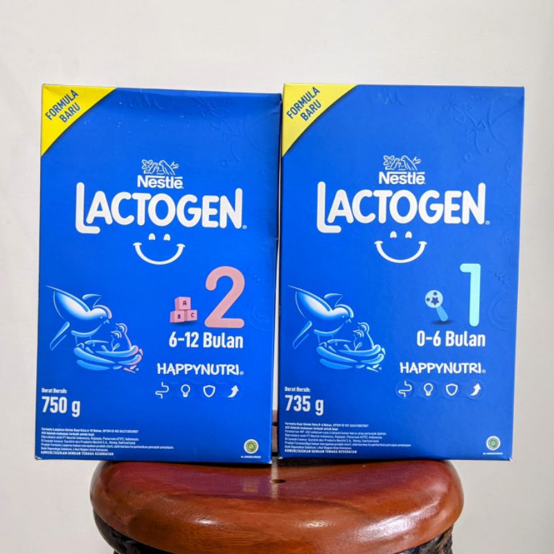 Jual SUSU FORMULA LACTOGEN 1 (0-6 BULAN) 735G / LACTOGEN 2 (6-12) 750G ...
