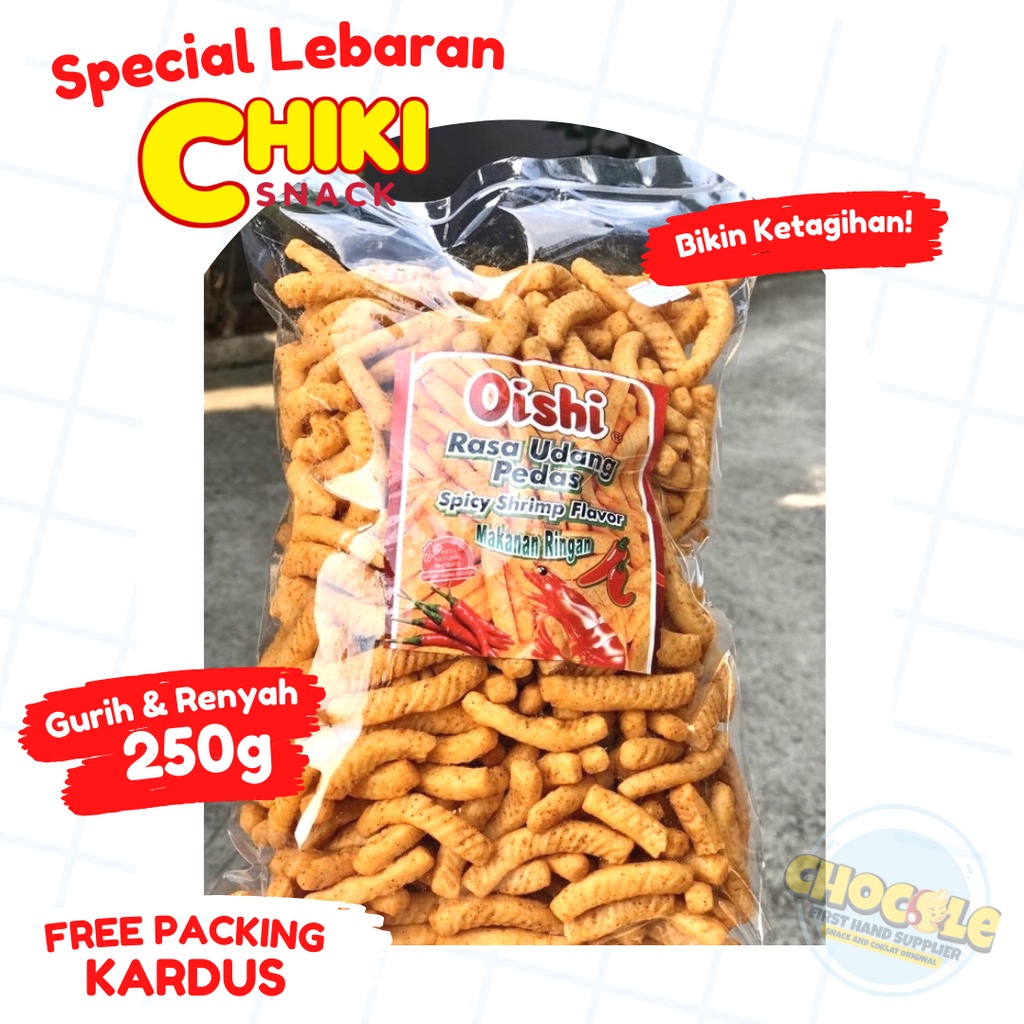 Jual PROMO 1.1 OISHI UDANG PEDAS 250G || PUSAT GROSIR SNACK DAN COKLAT ...