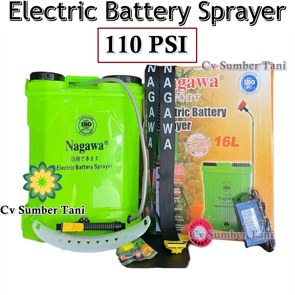 Jual Tangki Sprayer Elektrik Yokohama/Nagawa 16 Liter Alat Semprot Hama ...