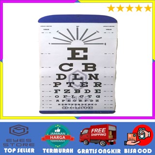 Jual Snellen Chart Alfabet Snellen E Chart Visus Terapi Pengelihatan ...