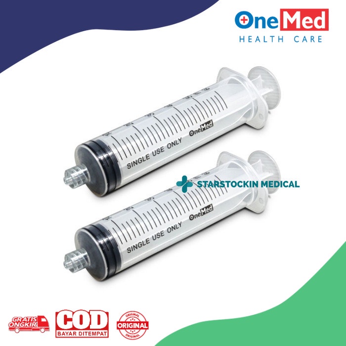 Jual Spuit 50 cc Onemed Spoit Syringe Luer Lock Pcs | Shopee Indonesia