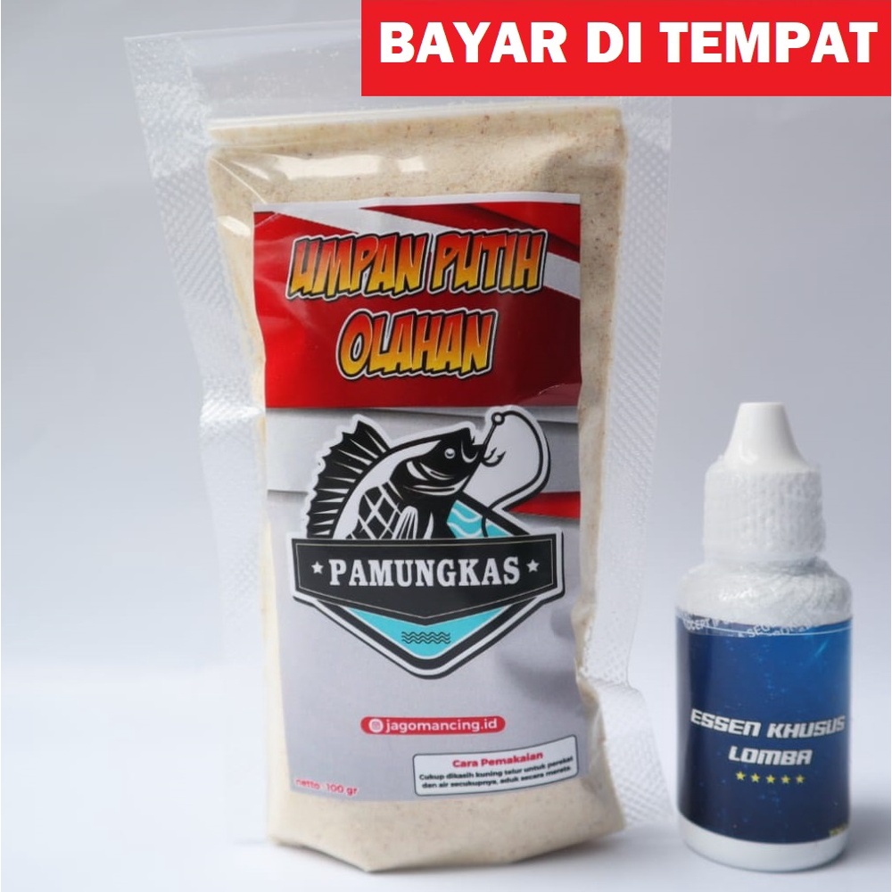 Jual Paket Umpan Putih Olahan Plus Essen Khusus Mancing Lomba Ikan Mas Paling Jitu | Shopee ...