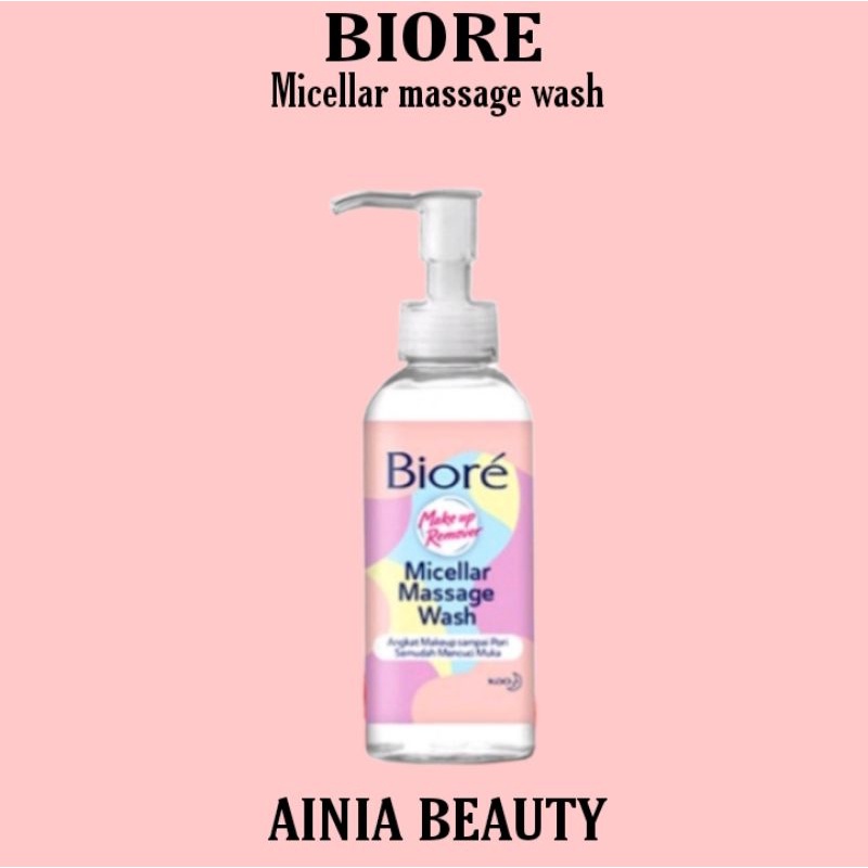 Jual BIORE micellar massage wash 90ml | Shopee Indonesia