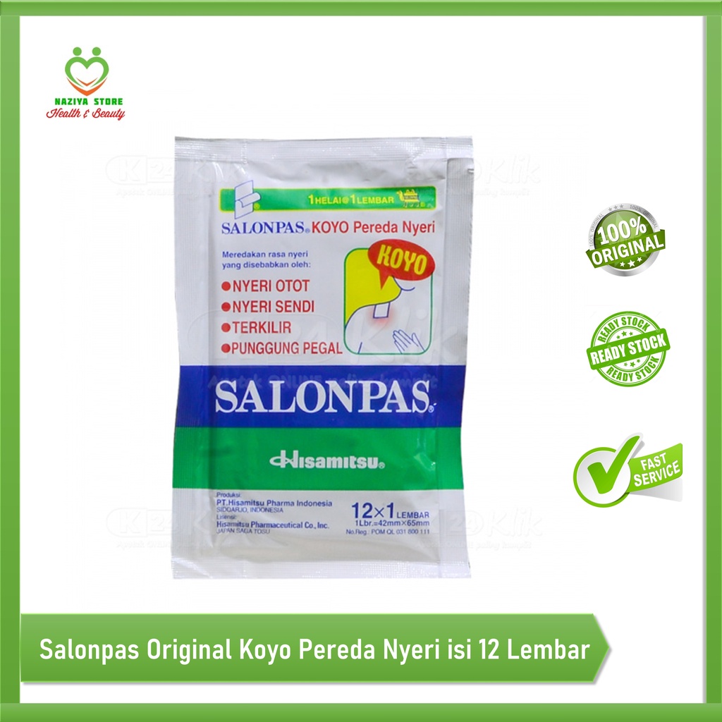 Jual SALONPAS KOYO ORIGINAL 100% isi 10 lembar Pegal linu Terkilir ...