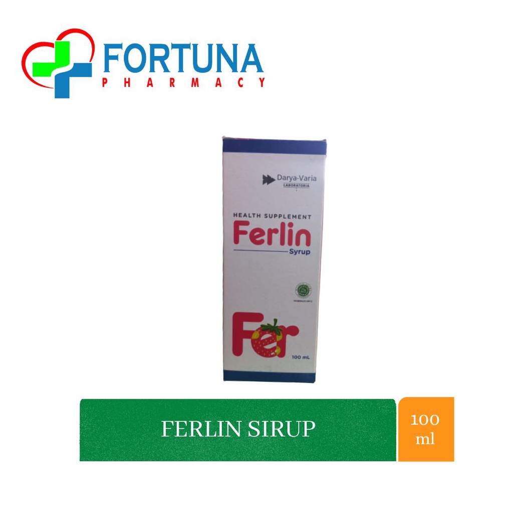 Jual FERLIN VITAMIN & IRON 100 ML SIRUP | Shopee Indonesia