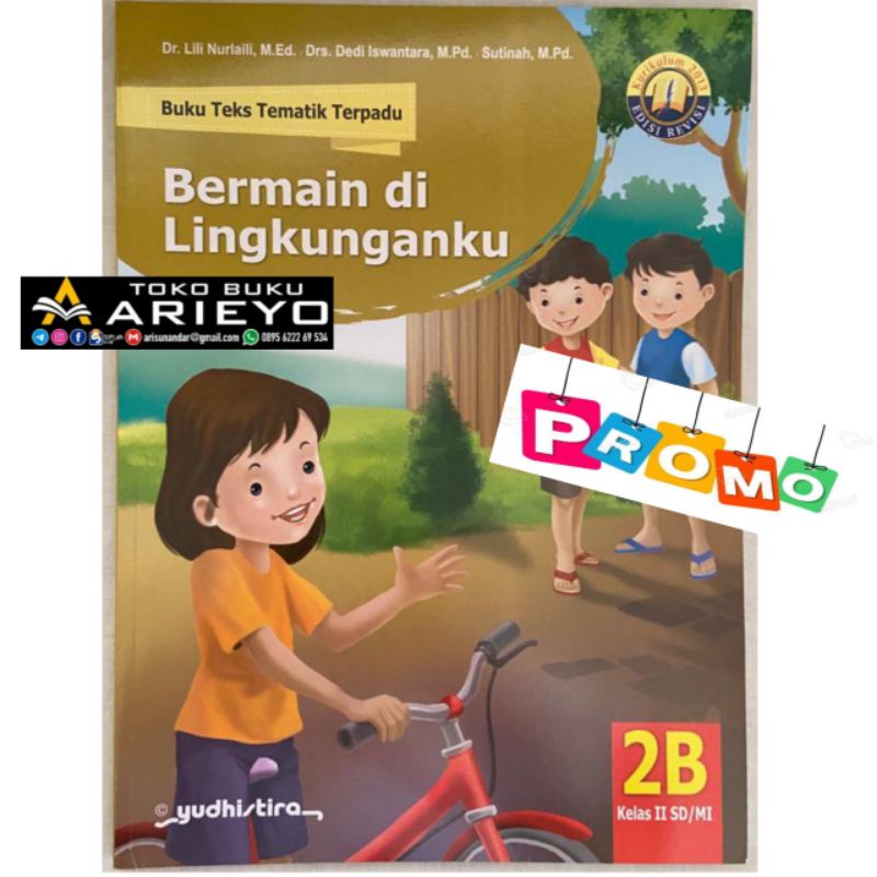Jual Buku Tematik Terpadu|Bermain di LingkunganKu 2B |SD Kelas 2 ...