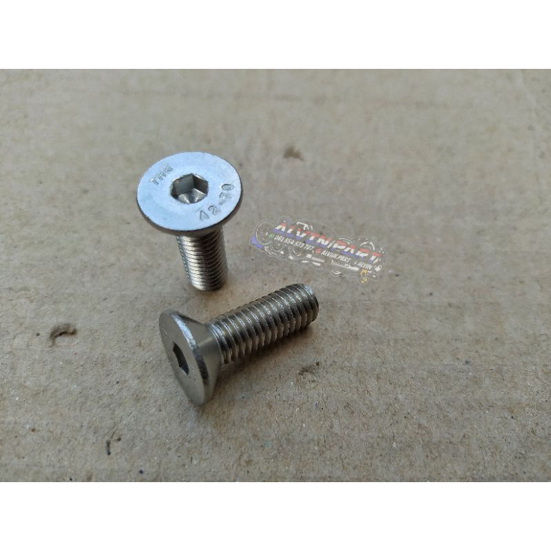 Jual HARGA PER BIJI BAUT L STAINLESS STANLES STENLES PIRINGAN DISK CAKRAM UNIVERSAL | Shopee ...