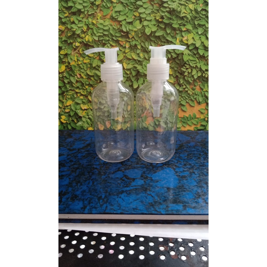 Jual Botol Sabun cair/Botol SBR 200ml Pumplotion Natural Body Natural ...