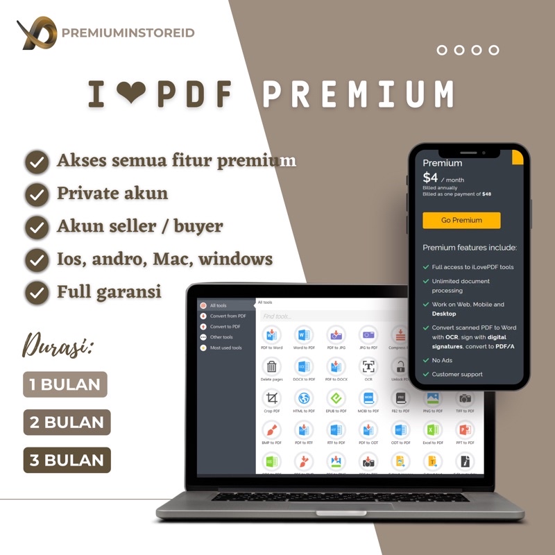 Jual I love pdf premium 1 & 12 Bulan (full garansi) | Shopee Indonesia