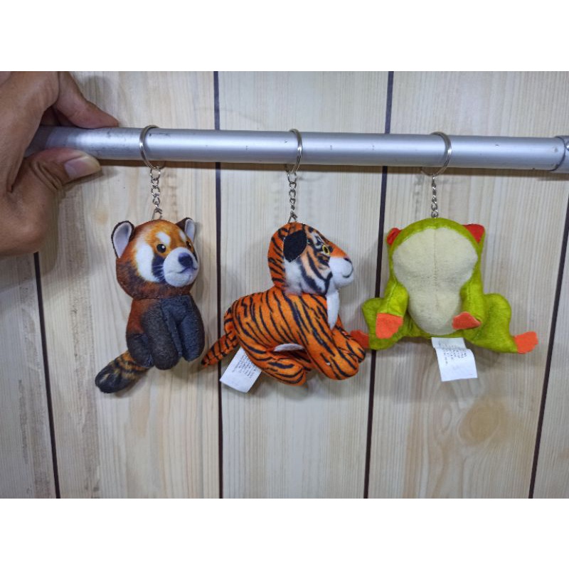 Jual boneka red panda kodok daun tiger macan original harga satuan ...