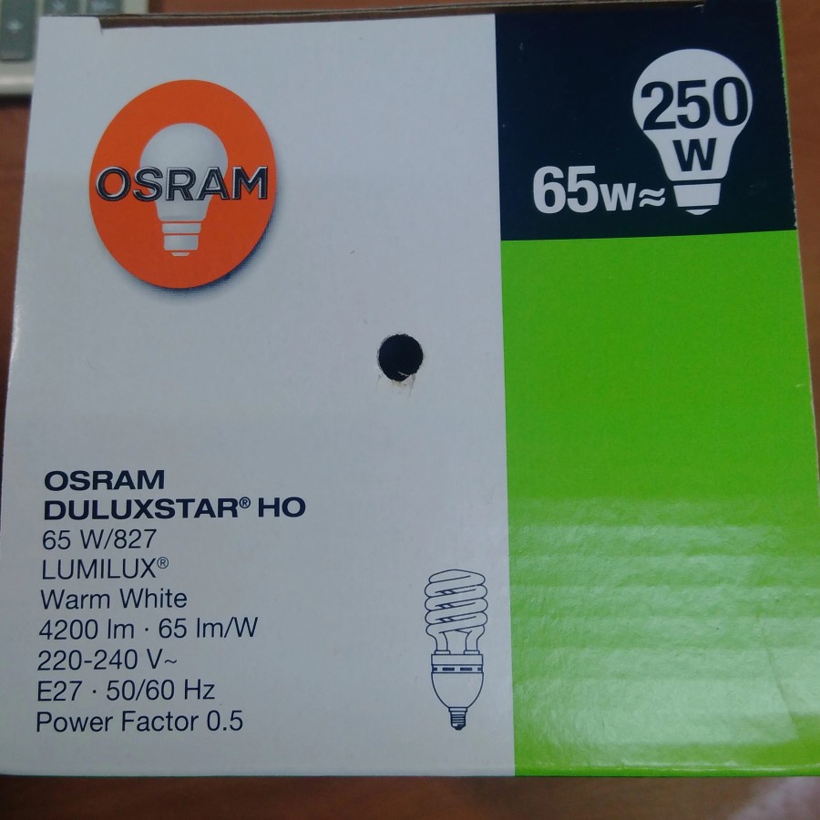 Jual Tornado 65w 827 Warm White Dulux HO Osram | Shopee Indonesia