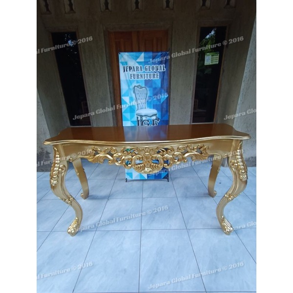 Jual Meja console Ukir Gold luxury ( meja console duco,meja ukir, meja ...