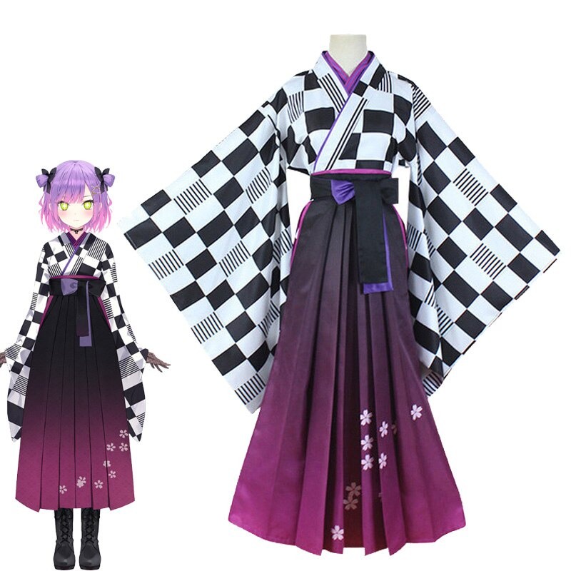 Jual Haori Baju Cosplay Kimono Jubah Anime NIJISANJI VTuber Tokoyami ...
