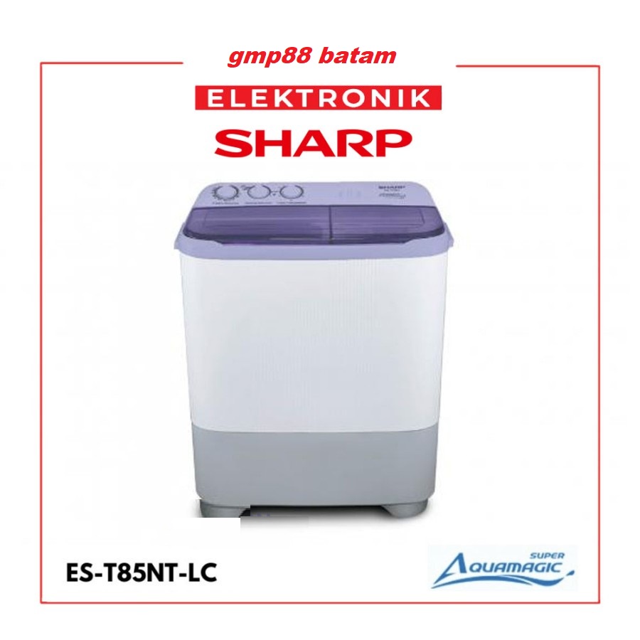 Jual Sharp Mesin Cuci 2 Tabung 8 KG ES-T85NT-LC / EST 85 NT Super ...
