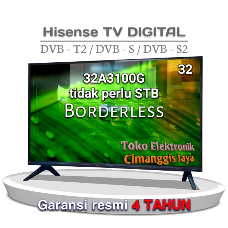 Jual Tv led Hisense 32 inch digital | Shopee Indonesia