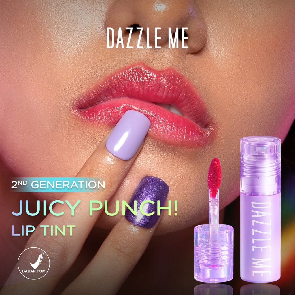 Jual DAZZLE ME Juicy Punch! Lip Tint | Matte 7 Colors Super Stay ...