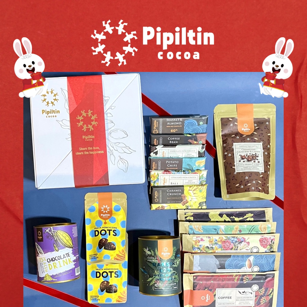 Jual Pipiltin Cocoa Dark Coklat - Chocolate Gift Gold Cube Hampers ...