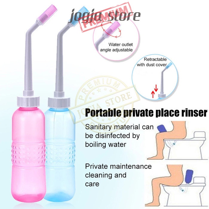 Jual Travel Bidet Sprayer Alat Semprotan Cebok Toilet Portable 450ml ...