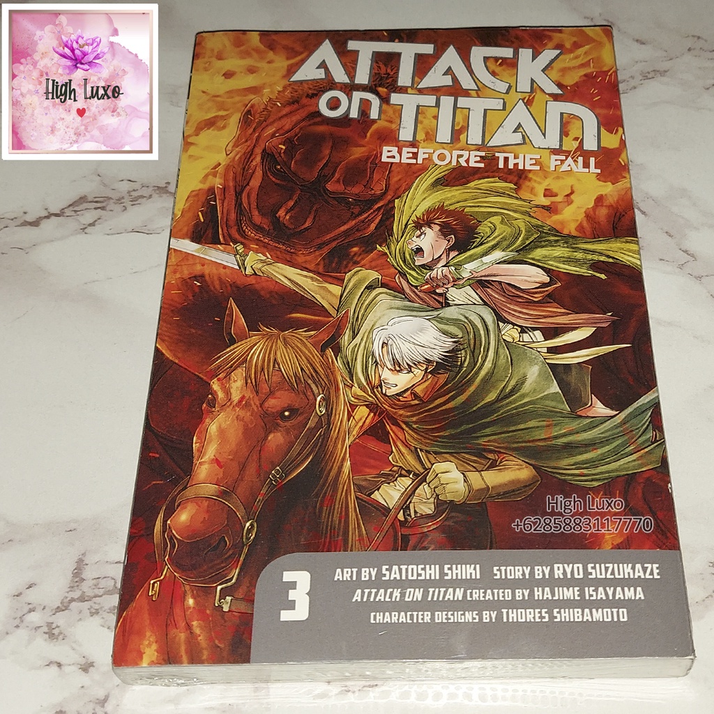 Jual Buku Komik Attack On Titan Before The Fall Vol 3 English Comic Book Manga Seri IMPOR IMPORT ...