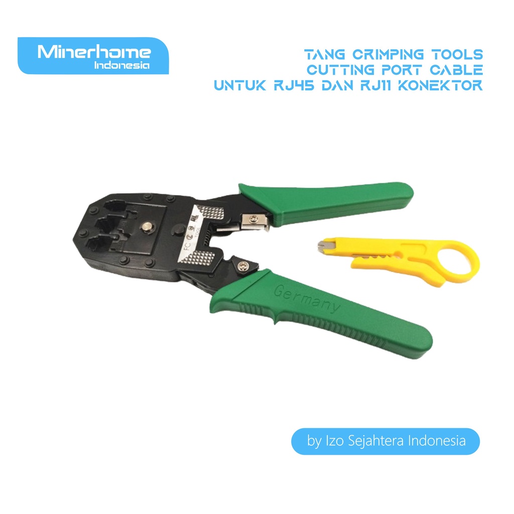 Jual Tang Crimping Tools RJ45 RJ11 LAN Network Cable | Shopee Indonesia