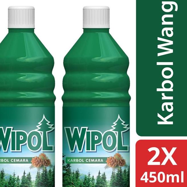 Jual Wipol Karbol Pembersih Lantai Botol 450Ml Twinpack | Shopee Indonesia