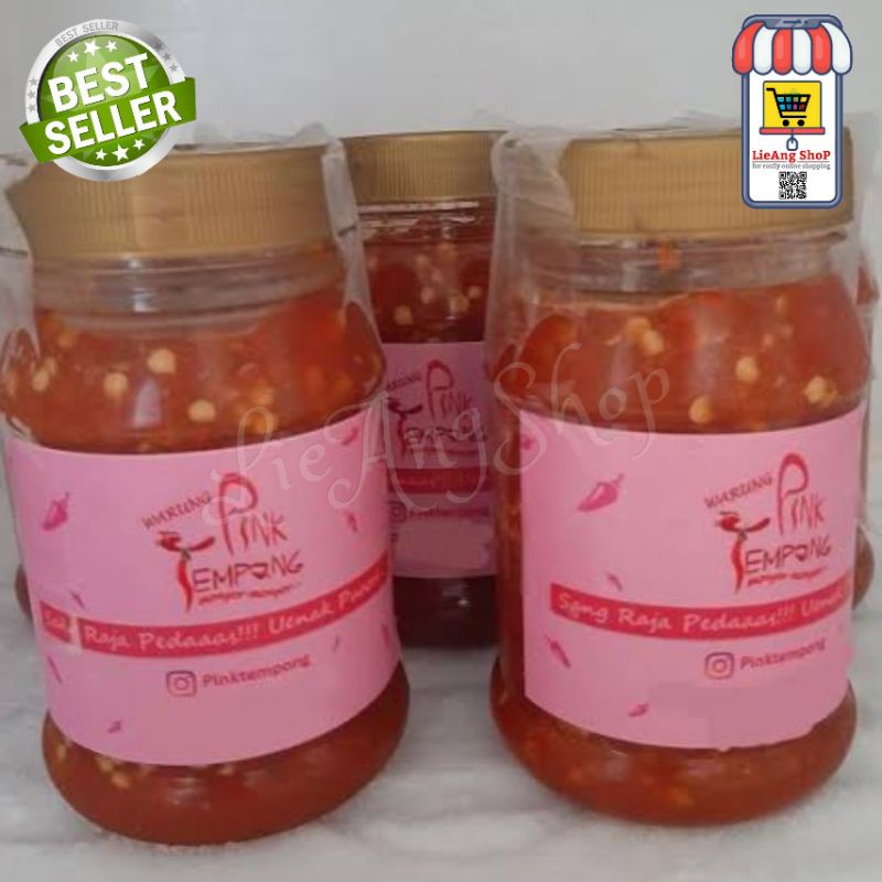 Jual SAMBAL PINK TEMPONG BALI SAMBEL TEMPONG PINK INDRA | Shopee Indonesia