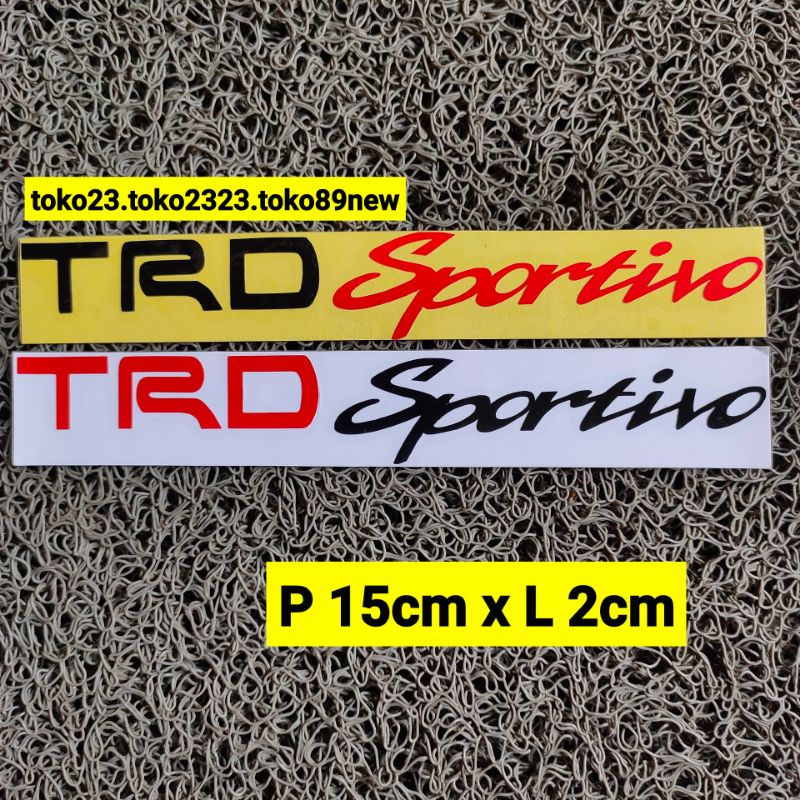 Jual stiker trd sportivo stiker motor cutting | Shopee Indonesia