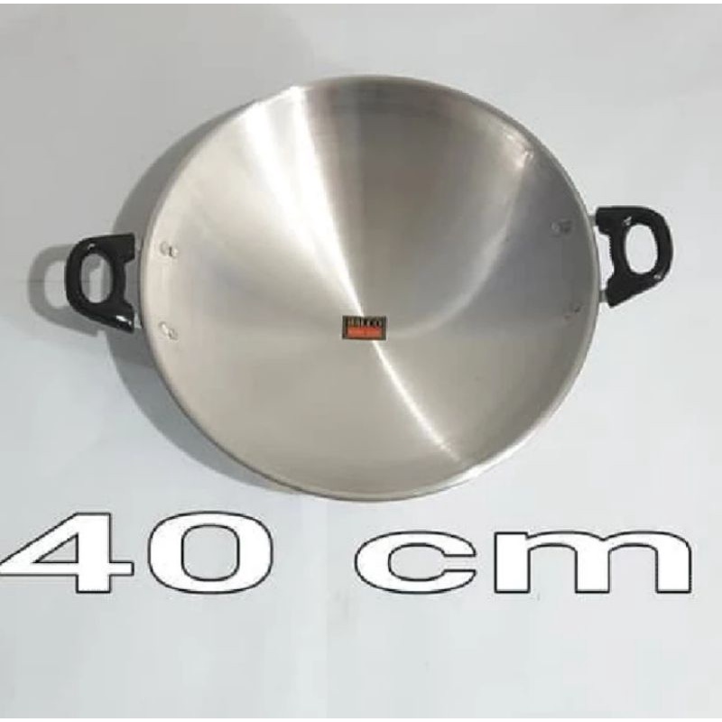 Jual Wajan | Kuali | Penggorengan Halco 40 cm Aluminium Halco 40cm Tebal | Shopee Indonesia