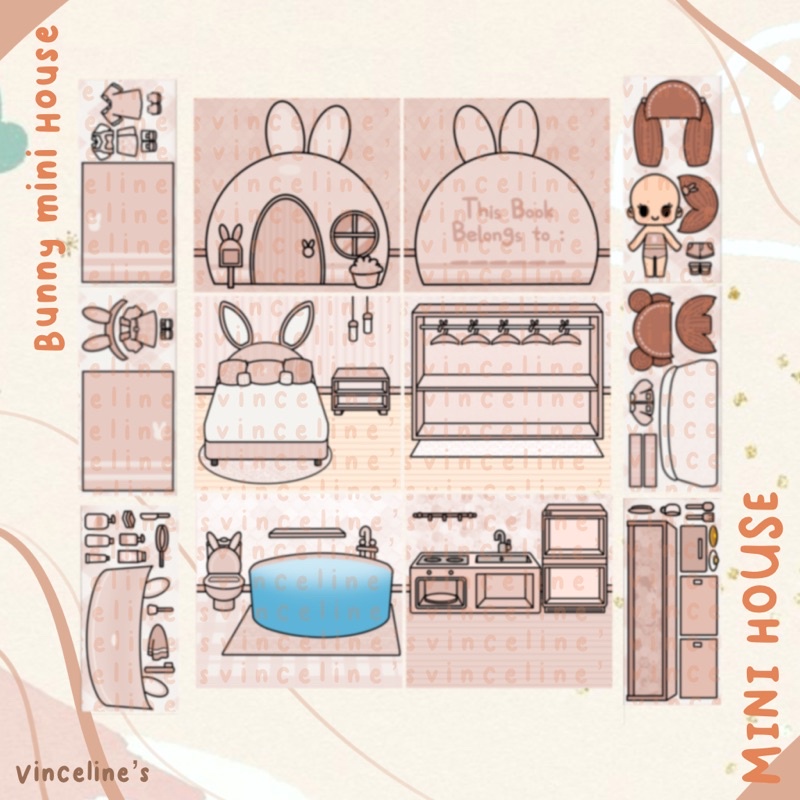 Jual Boneka Kertas Mini House [House] Mainan jadul Bp | Bongkar Pasang ...