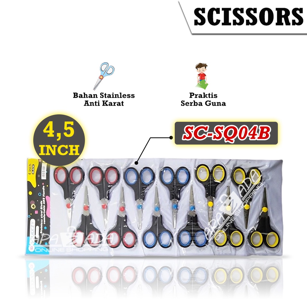 Jual Apazada - Gunting Kain Kertas Kantor Stainless Serbaguna / Gunting ...