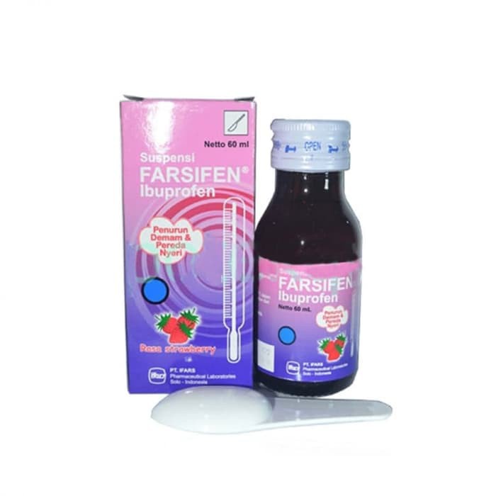Jual FARSIFEN SIRUP 60 ML - OBAT DEMAM ANAK/SAKIT GIGI ANAK/PENURUN ...
