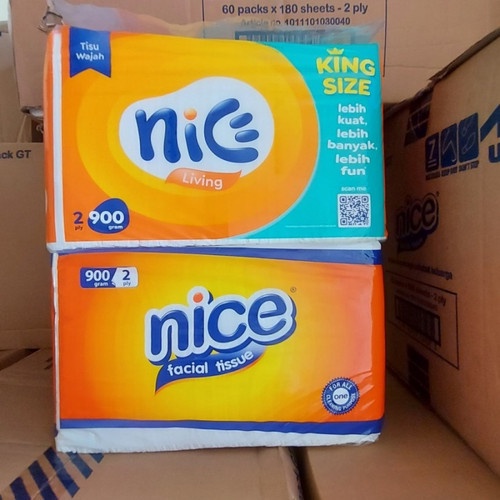 Jual Tissue Nice Facial Kiloan 900 gram / 700 gram / 180 Sheet / Travel ...