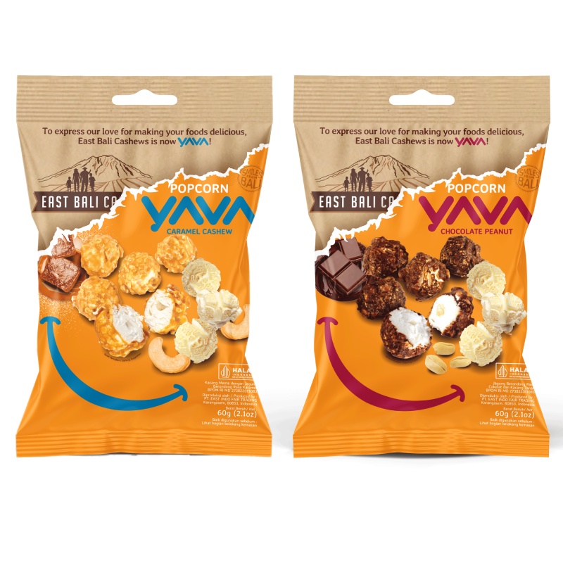 Jual Yava Popcorn Caramel | Vegan Friendly Gluten FREE snack | Shopee ...