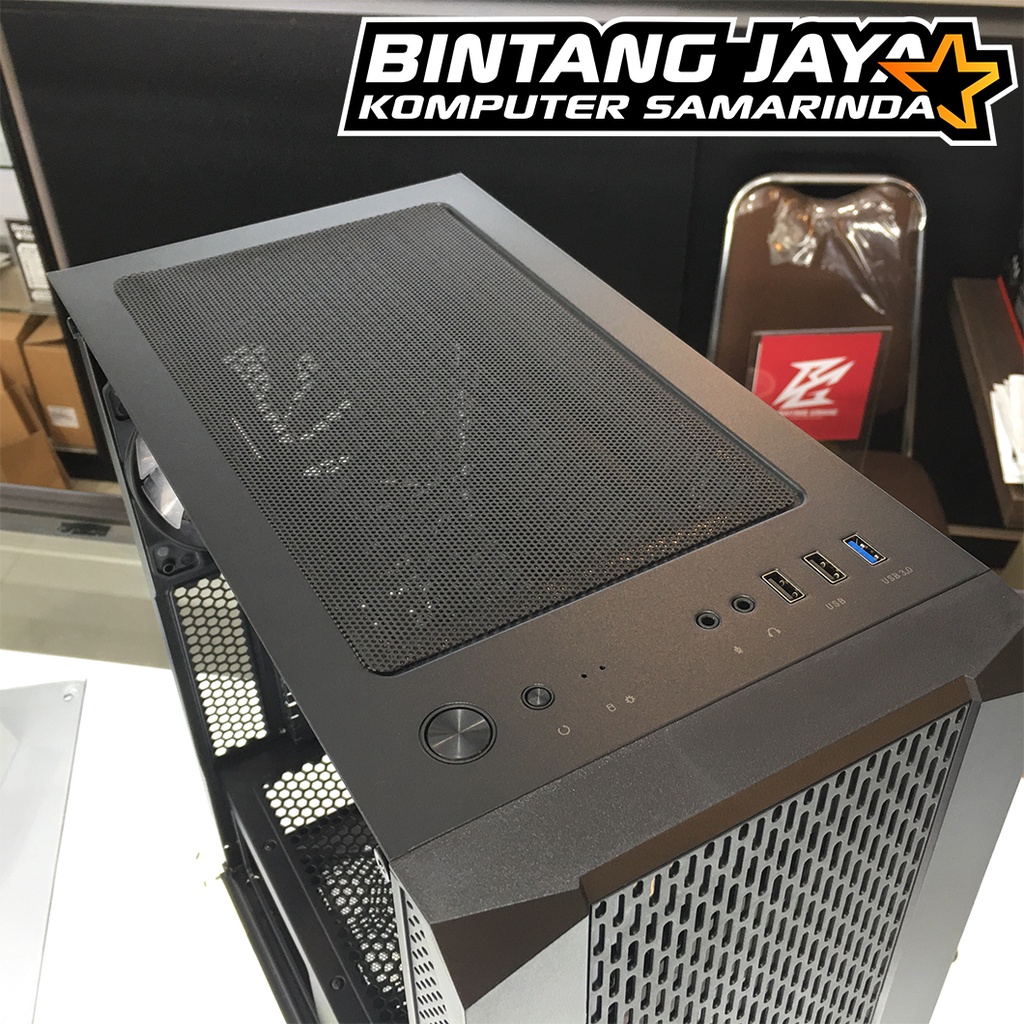 Jual VenomRX MAKAROV ATX Casing PC Gaming Tempered Glass + 4 Bonus RGB ...