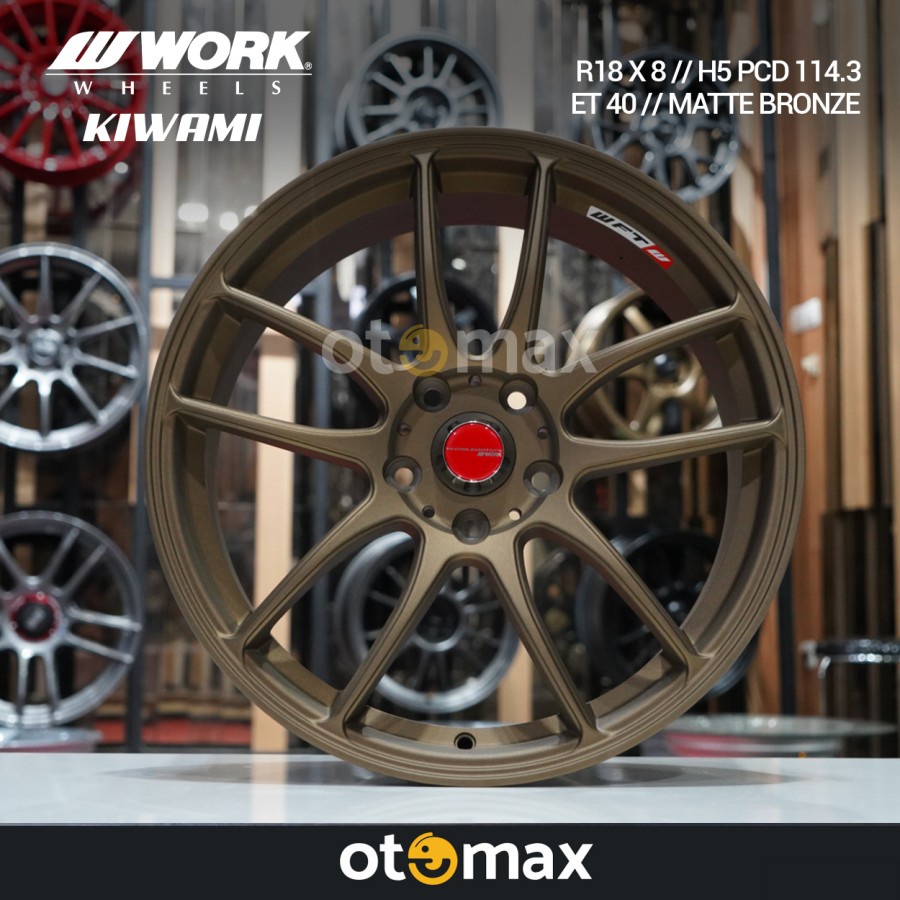 Jual Velg Mobil Work Kiwami Ring 18 Matt Bronze | Shopee Indonesia