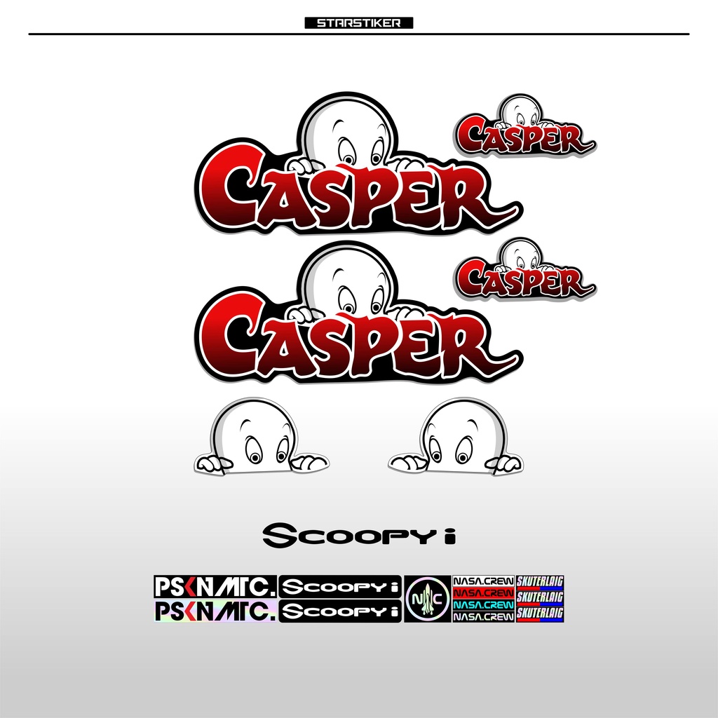 Jual SS3 / STRIPING SCOOPY / CASPER / ALL SCOOPY STIKER / STICKER HONDA ...