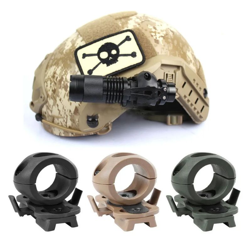 Jual Mounting Adapter Senter Helm Tactical Militer Import | Shopee ...