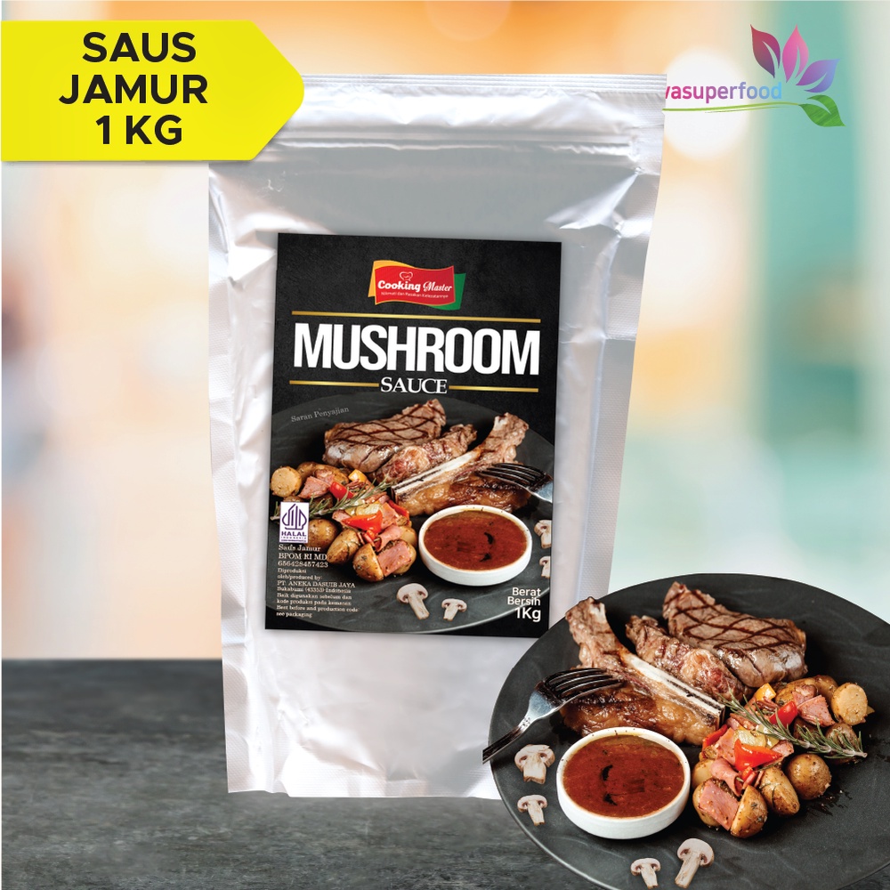 Jual Cooking Master - Saus Jamur / Mushroom Sauce Saus Jamur Mushroom ...
