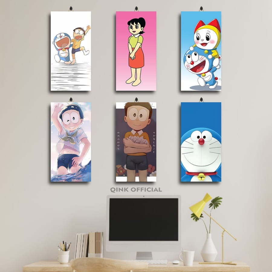 Jual 61-80 DEKORASI KAMAR CARTOON GAMBAR FOTO DORAEMON 15X30 NDP7J ...