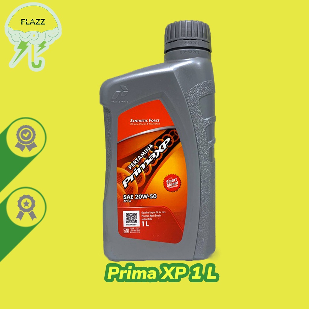 Jual Oli Pertamina Prima XP SAE 20W-50 API SL 1Liter COD Terang ...