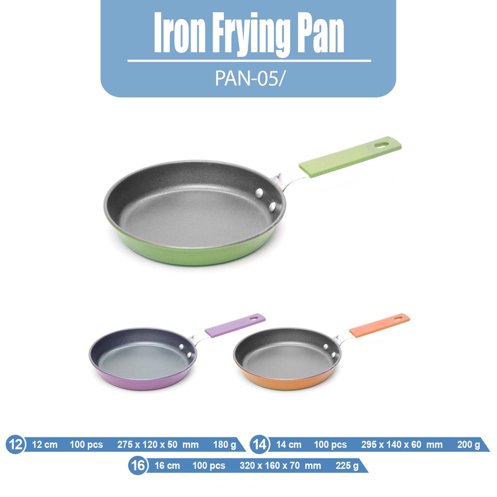 Jual Wajan Teflon Anti Lengket Tersedia Dengan Ukuran 14 cm (DEFECT ...