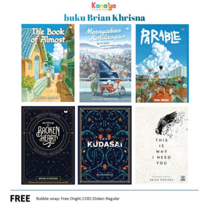 Jual Kumpulan Buku Brian Krisna : Merayakan Kehilangan The Book of ...