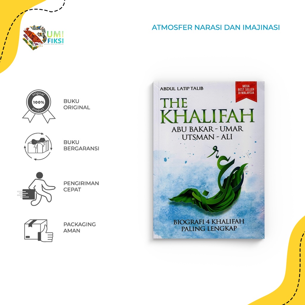Jual Buku The Khalifah Biografi 4 Khalifah Paling Lengkap Bumi Fiksi