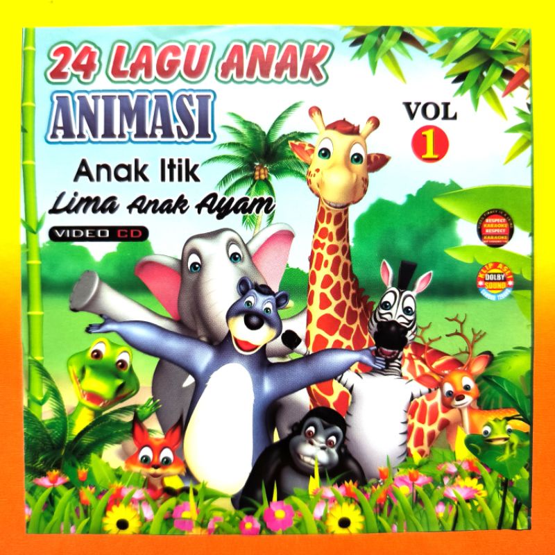 Jual KASET VCD MUSIK KUMPULAN 24 LAGU ANAK TK- PAUD- SD VOL.1 KOLEKSI ...
