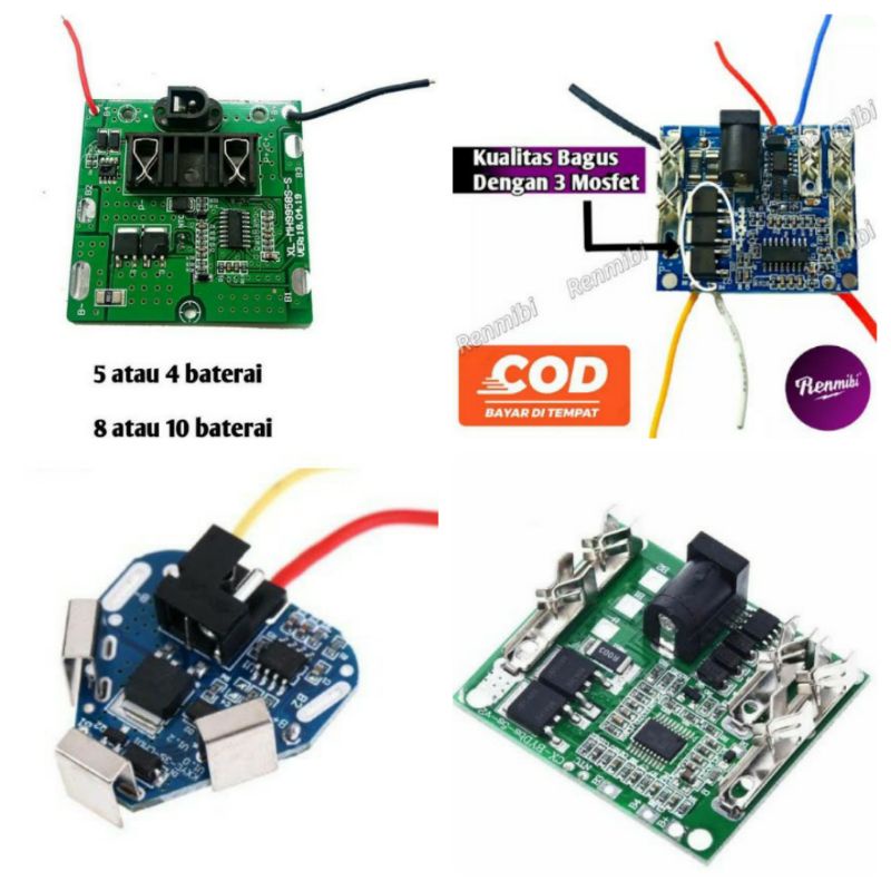 Jual BMS 5S 18V 21V 42V 30A Papan Pelindung Bms Charger Baterai Li-Ion ...