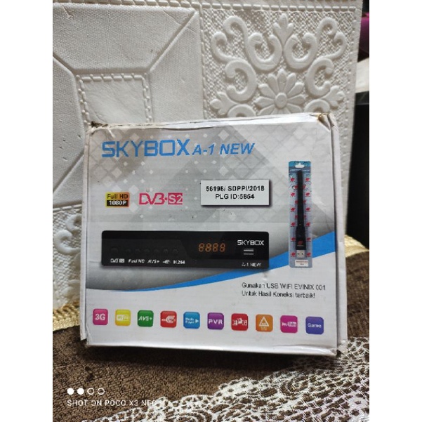 Jual SKY BOX A-1 NEW AVS+ RECEIVER PARABOLA | Shopee Indonesia