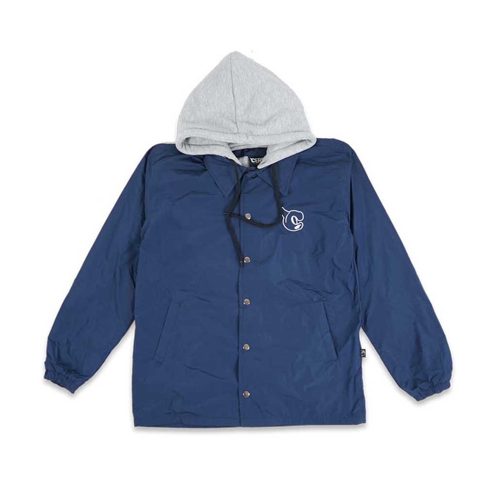 Jual LOGO BASIC COACH JACKET BLUE | Shopee Indonesia