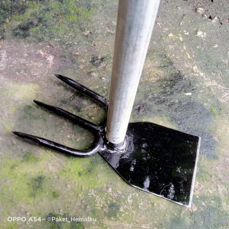 Jual Cangkul Garuk Mini 2in1 40 Cm Dua Fungsi mata Garuk dan mata ...