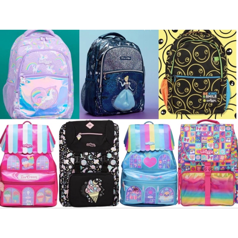 Jual BACKPACK SMIGGLE ORIGINAL/TAS FLUFFY SMIGGLE UNICORN ORIGINAL ...