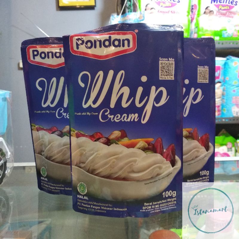 Jual Pondan Whip Cream 100g | Shopee Indonesia
